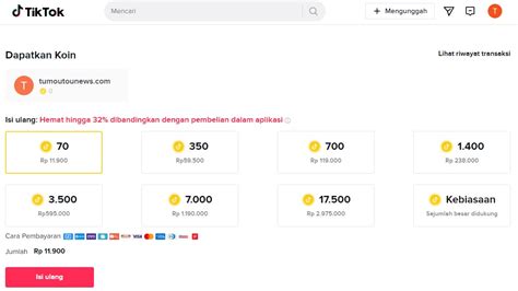 Top Up TikTok Dengan DANA Mudah Dan Cepat Codapin