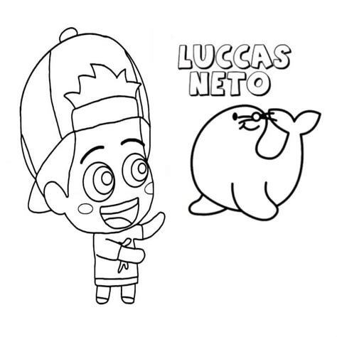 19 Desenhos De Luccas Neto Para Colorir