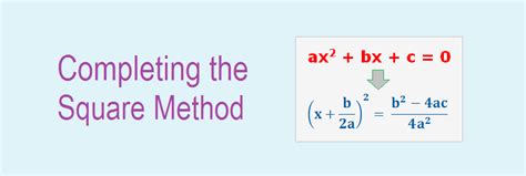 10 math problems completing the square method