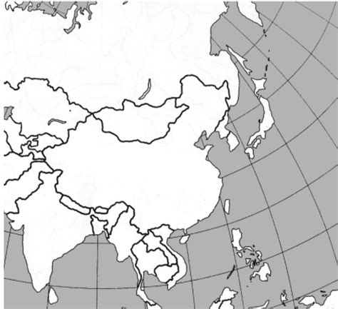 East Asia Political Map Diagram Quizlet