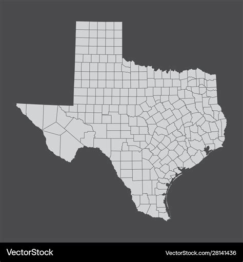 Texas Counties Map Vector Get Latest Map Update