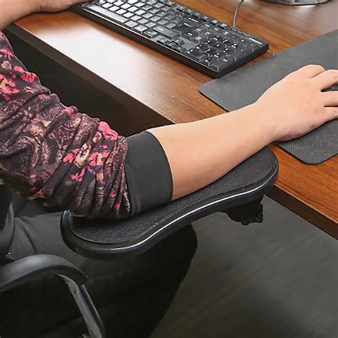 Descanso para braços e pulsos para computador extensor ergonômico