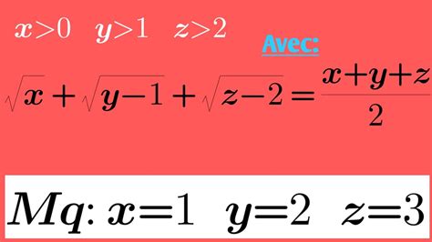 Olympiade Maths Pour Lyc E Youtube