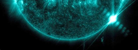 NASA Captures Image Of Intense Solar Flare