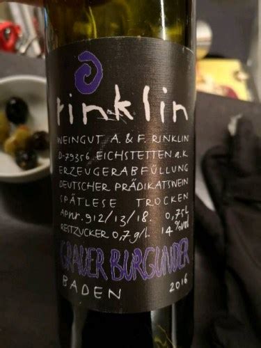 Rinklin Grauer Burgunder Vivino Us