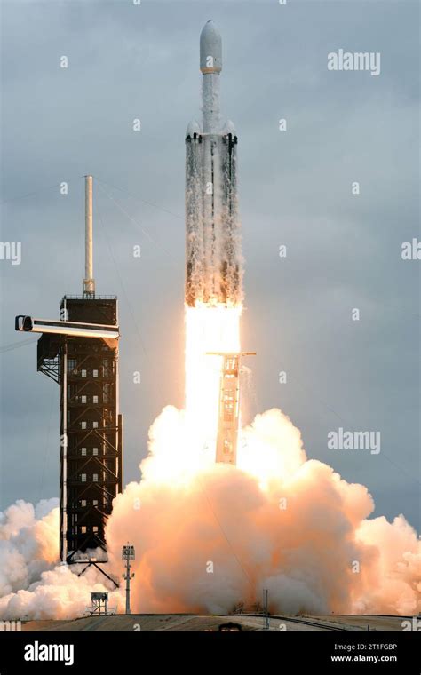 The SpaceX Falcon Heavy Rocket Launches NASA S PSYCHE Satellite At 10