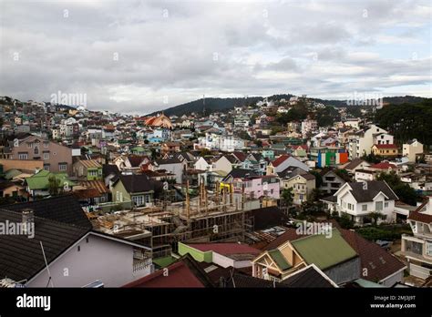 Dalat Vietnam City View Landscape Over Dalat Vietnam Stock Photo Alamy