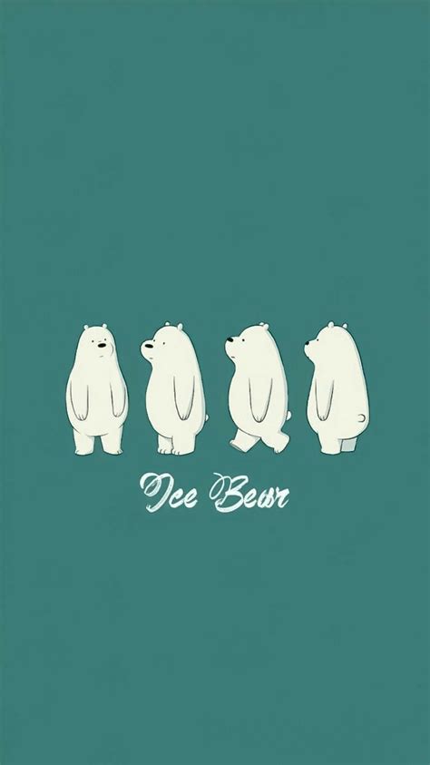 Pin Di Siska Yp Su Walpaper WE BARE BEARS Sfondi Carini Sfondi