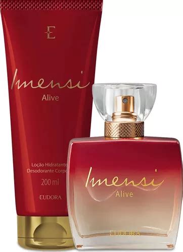 Kit Imensi Alive Colônia Hidratante Eudora Frete grátis