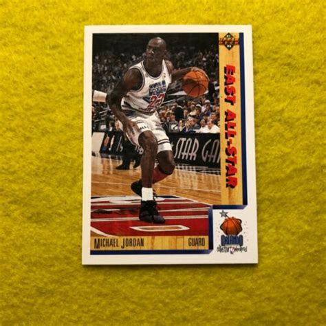 MICHAEL JORDAN CHICAGO BULLS 1991 UPPER DECK EAST ALL STAR NBA CARD