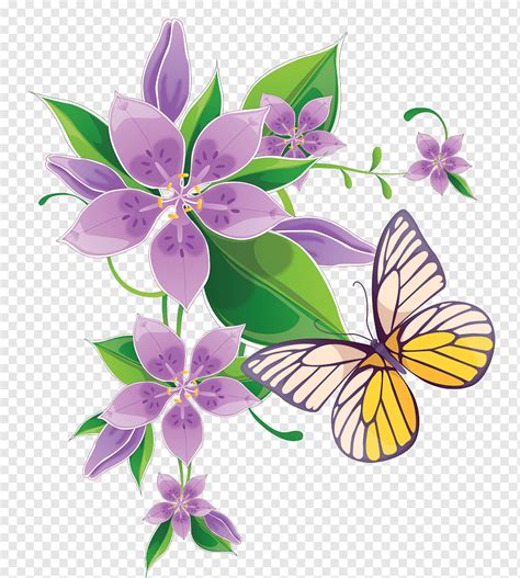Purple Flowers Illustration Floral Design Flower Flowers Corner