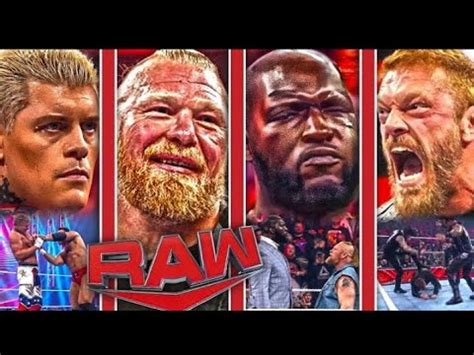Wwe Raw March Full Highlight Hd Wwe Tuesday Night Raw Highlight