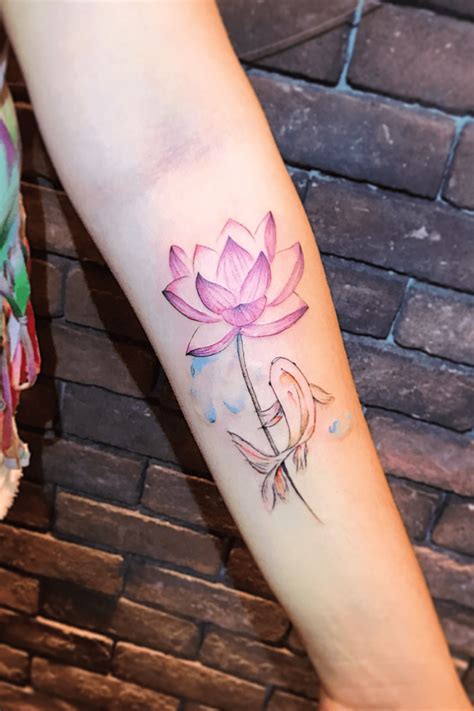 Details Lotus Flower Tattoo Watercolor Latest In Coedo Vn