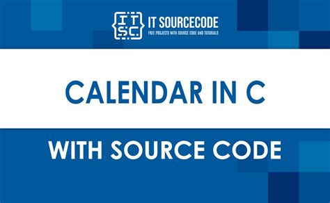 calendar in c with source code