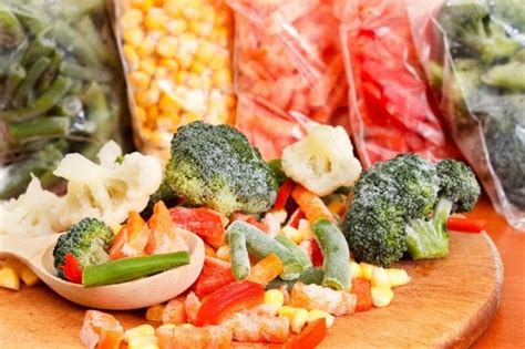 Son Saludables Las Verduras Congeladas