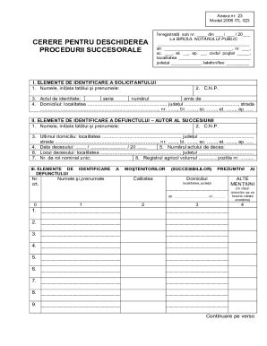 Fillable Online Anexa Nr 23 Fax Email Print PdfFiller