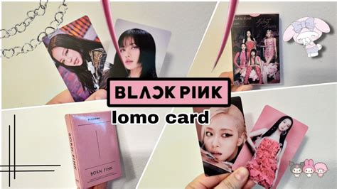 Blackpink Born Pink Pink Ver Lomo Card Unboxing Enaas Rashed