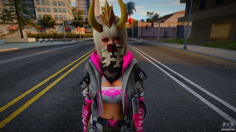 Skin Random Female Garena Free Fire Para GTA San Andreas