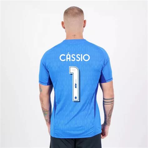 Camisa adidas Cruzeiro Goleiro I 2023 1 Cássio Parcelamento sem juros