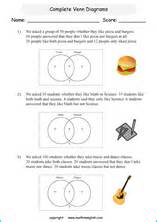 Venn Diagram Gcse Maths Steps Examples Worksheet Worksheets