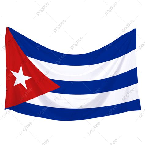 Bandeira De Cuba PNG Dia De Cuba Bandeira Acenando Imagem PNG E PSD