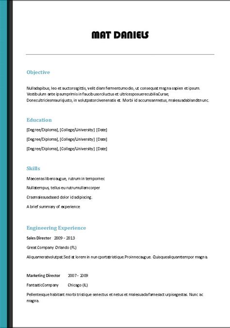 Free Resume 2023 Templates