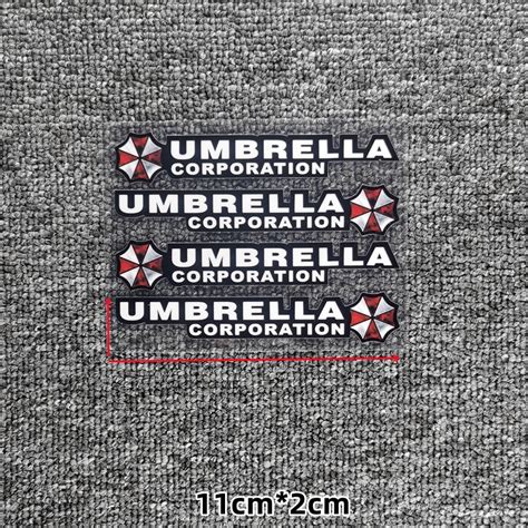 สต กเกอร ตดรถยนต Resident Evil Umbrella Corporation สะท อนแสง