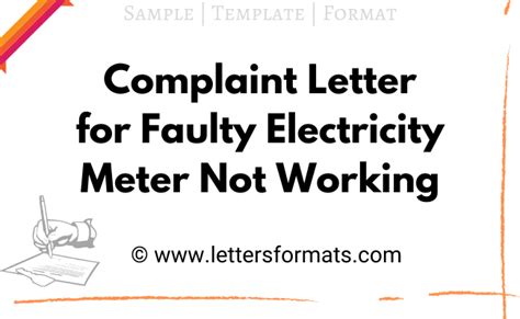 Letter To Eb Office For Meter Not Working In Tamil Farewellmoms