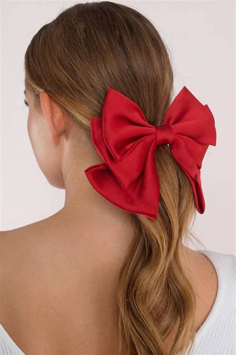 Bow Tie Hair Red Hair Bow Red Bow Tie Diy Hair Bows Red Hair