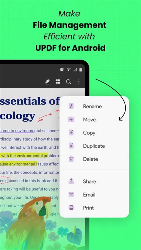 how to open pdf on android with and without app updf