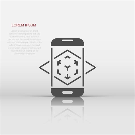 Premium Vector Augmented Reality Icon In Flat Style Vr Device Vector