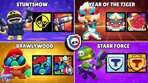 All Power League Skins Icons In Brawl Stars Youtube