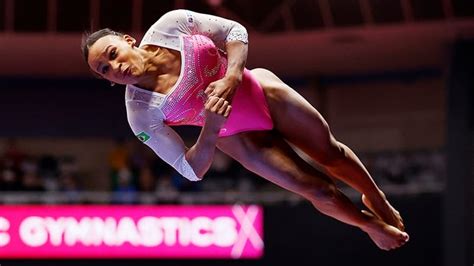 Brazil S Rebeca Andrade Steals Spotlight At Gymnastics Worlds Winning