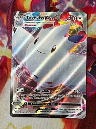Pokemon Togekiss VMAX 141 185 Ultra Rare Holo Sword Shield Vivid