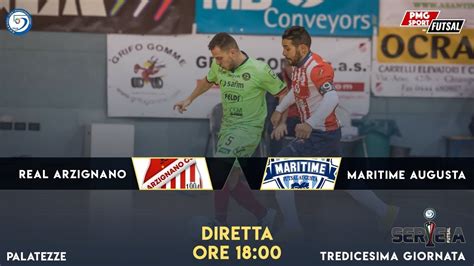 Serie A Planetwin Futsal Real Arzignano Maritime Augusta Youtube