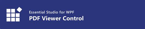 Wpf Pdf Viewer Syncfusion Wpf Ui Controls Visual Studio Marketplace