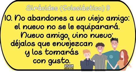 Sirácides Capítulo 9 Mosqueteros de Yehovah
