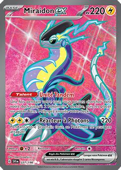 Miraidon ex Écarlate et Violet Encyclopédie des cartes du JCC