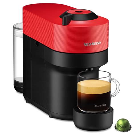 EKSPRES DO KAWY NA KAPSUŁKI NESPRESSO KRUPS VERTUO POP CZERWONY