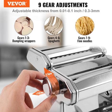 Vevor M Quina De Pasta Manual De Acero Inoxidable M Quina De Pasta