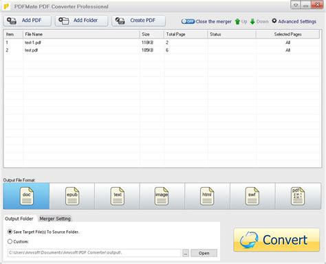 pdf converter professional easily convert pdf to doc text epub image html swf