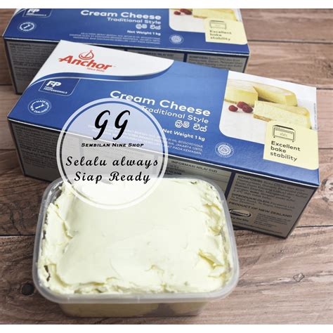 Jual ANCHOR 250 Gram CREAM CHEESE Krim Keju Shopee Indonesia