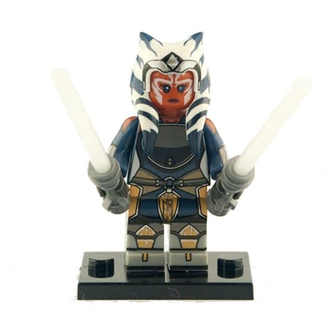 Lego Compatible Ashoka Tano Minifigures Custom Star Wars Mini Etsy