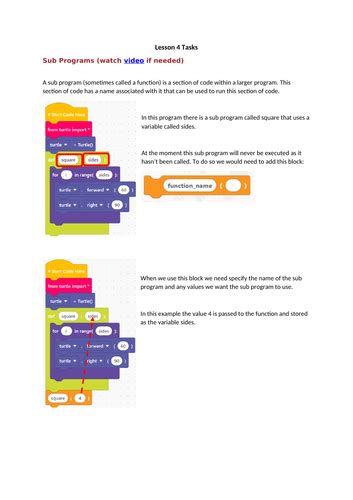 python turtle through edublocks teaching resources