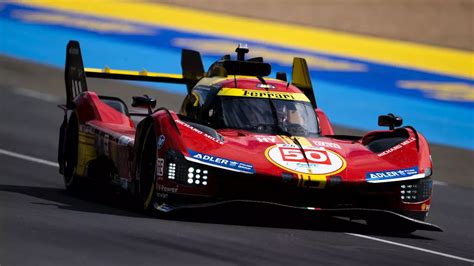 WEC 24 Stunden Rennen Von Le Mans 2024 Ferrari Setzt Bestzeit Bei