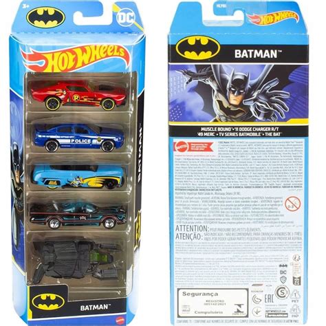 HOT WHEELS ZESTAW AUTEK BATMAN 5 PAK MATTEL HLY68 13508234512 Allegro Pl