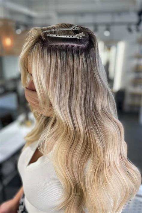 Micro Bond Application At Vixen Blush Celebrity Hair Extensions