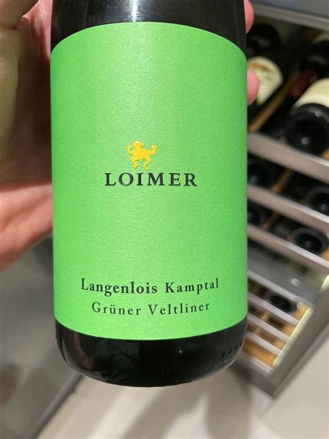 2021 Loimer Grüner Veltliner Langenloiser Kamptal Austria