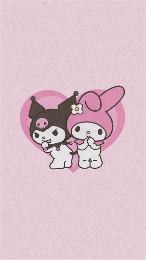Kuromi And My Melody Garabatos Lindos Pegatinas Bonitas Dibujos Bonitos