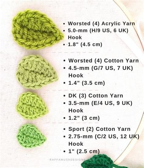 Perfect Crochet Leaf Pattern And Video Free Crochet Tutorials And